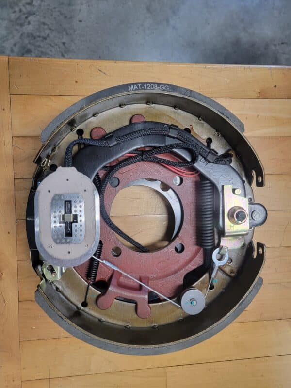 8000 lbs LH Brake Assembly/Backing Plate - Spencer Trailers